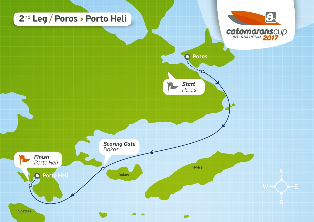 Maps & Scoring Gates | Catamarans Cup Greece