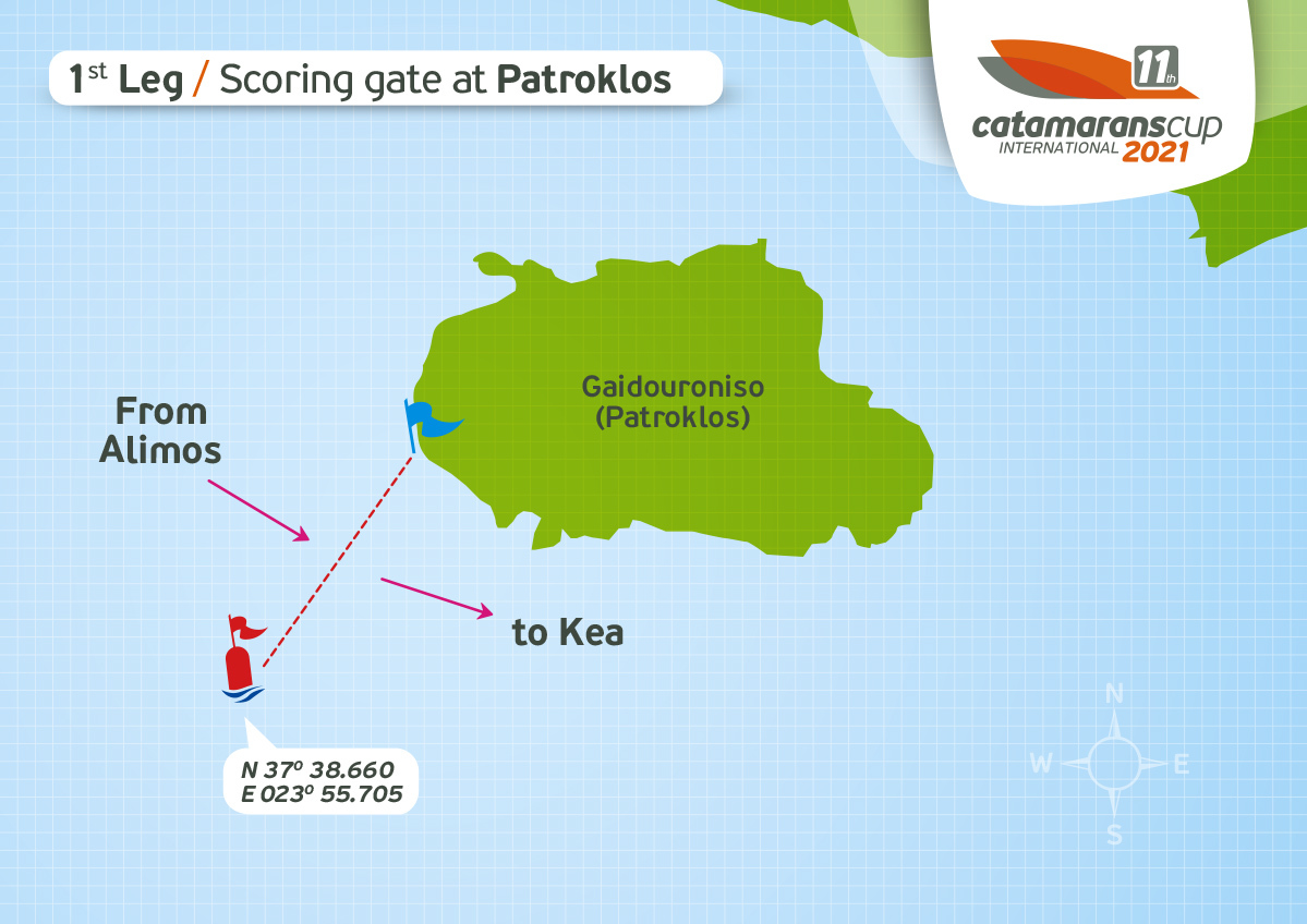 Maps & Scoring Gates | Catamarans Cup Greece